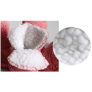 URBEST Dog Shoes with Hook Loop Closure Booties Pet Dog Chihuahua Shoes Boots, 4Pcs (1#, Pink)