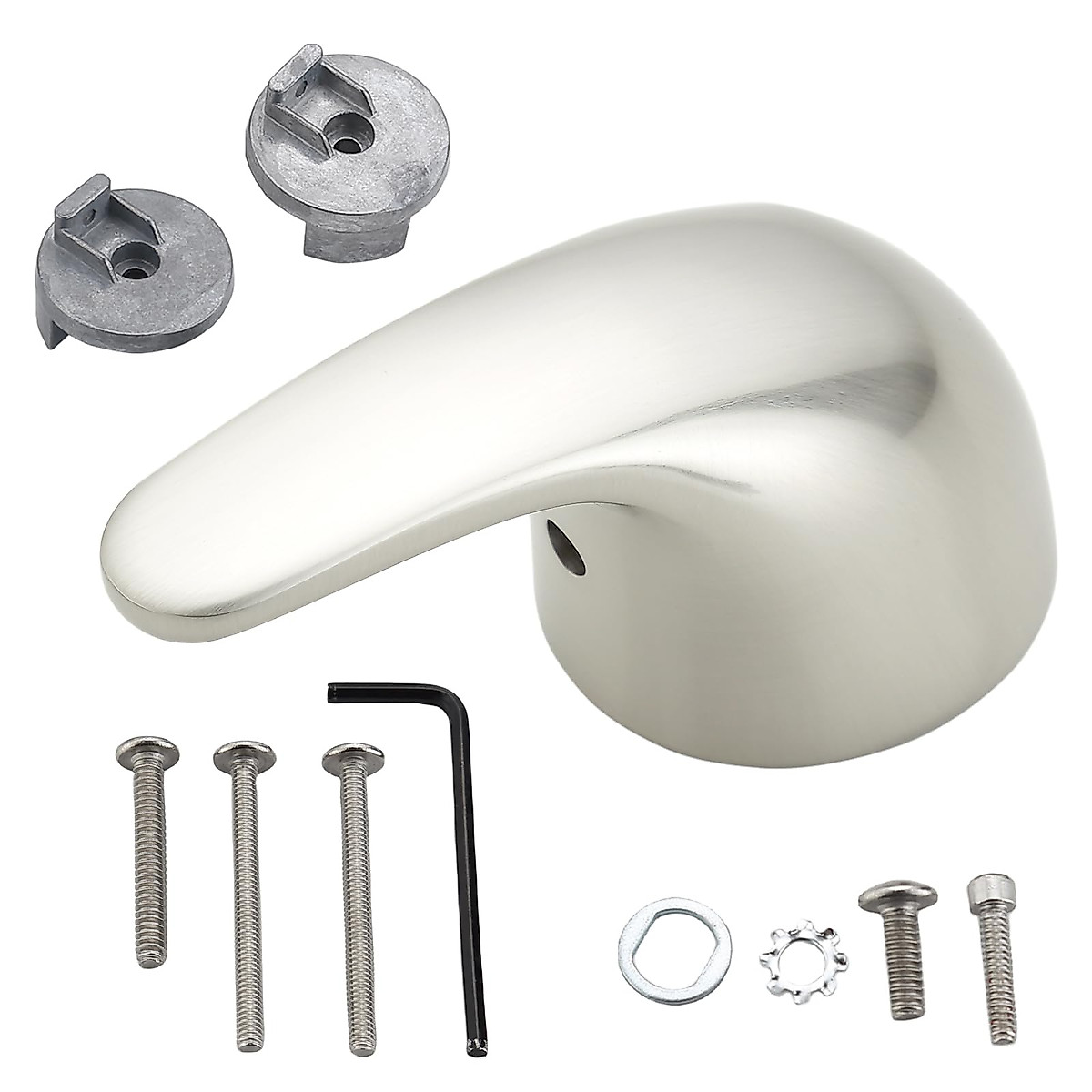 Moen Replacement Lever Shower Handle Kit - Compatible with Single Handle Tub and Shower Faucets, 100657, Brushed Nickel