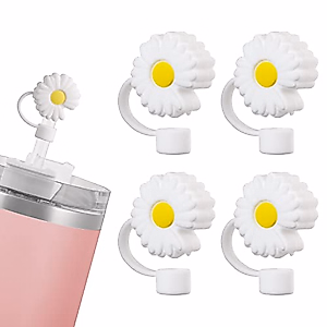 MLKSI 4 Pack Straws cover for Stanley 40 oz Adventure Tumbler, Straw Cover for Stanley Cup Accessories, 4 Pcs Straws Cap for Stanley 40 oz 30oz Tumbler with Handle