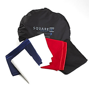 Square Perfect 60 Inch Light Tent Photo Cube Softbox with 4 Colored Backgrounds