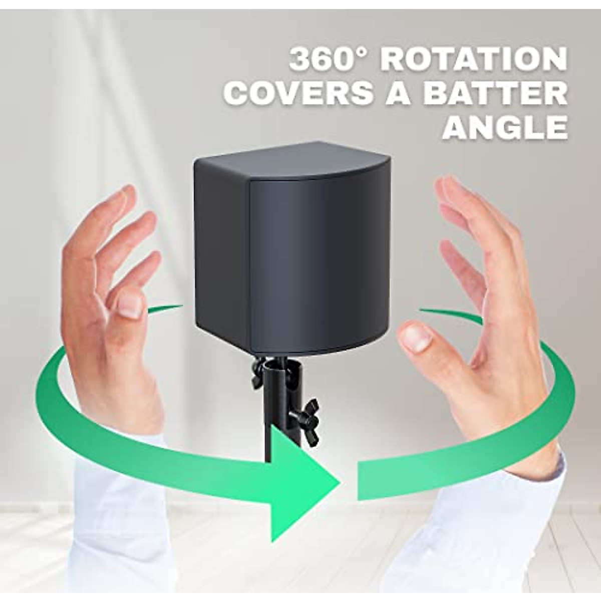 Skywin VR Glass Stand - Compatible with HTC VR Sensors - Base Station for Vive Steam VR and Rift Constellation Sensors (2-Pack)