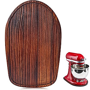 Mixer Slider Mat For Kitchen Aid Bowl Lift 4.5-5 Qt Stand Mixer Wood Sliding Tray for Stand Mixer, Kitchen Appliance Slider Easy to Move, Mover Sliding Caddy Kitchenaid Mixer Accessories, Kitchen Worktops Protection, Great Kitchen Gift
