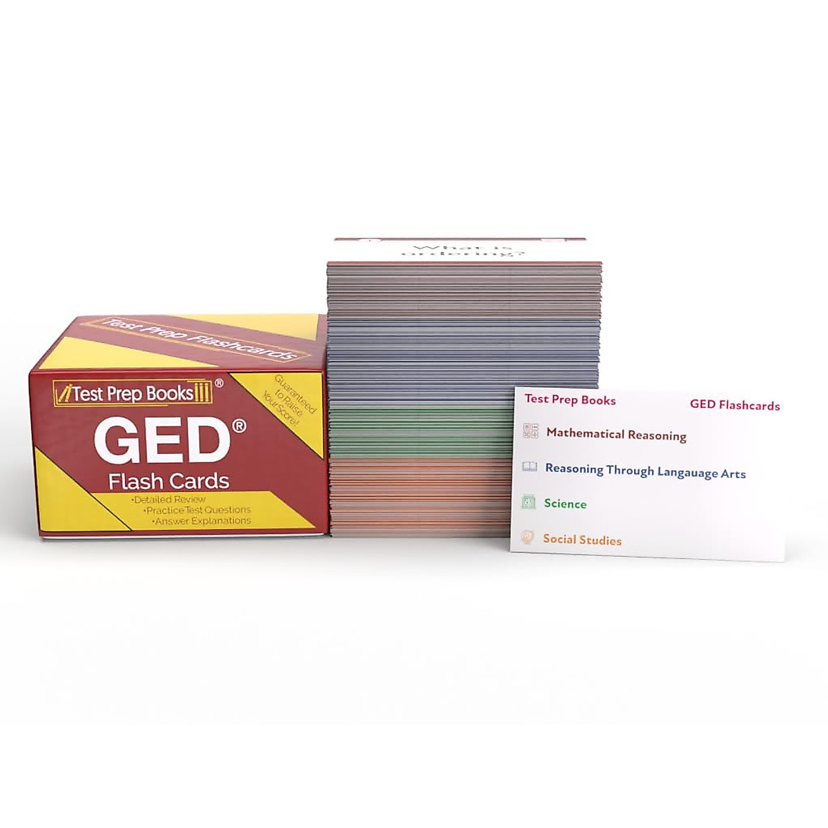 GED Study Cards 2025-2026: GED Test Prep and Practice Questions for All Subjects [2nd Edition]