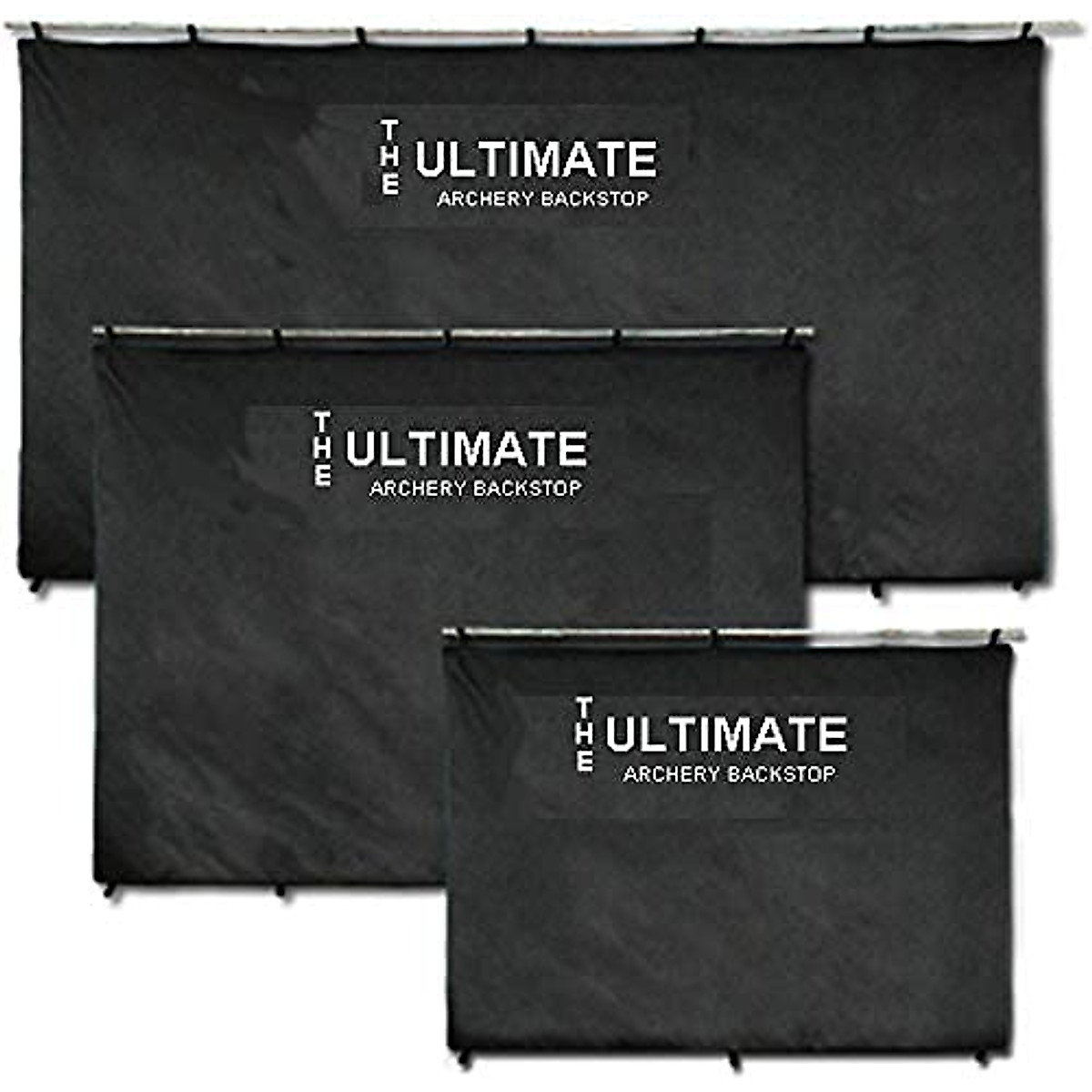The Ultimate Archery Target BackStop Back Stop (Black, 4'x6')