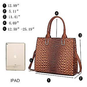 MKF Set Satchel Shoulder Bag for Women & Wristlet Wallet Purse – PU Leather Top Handle Tote Handbag Crossbody Strap Black