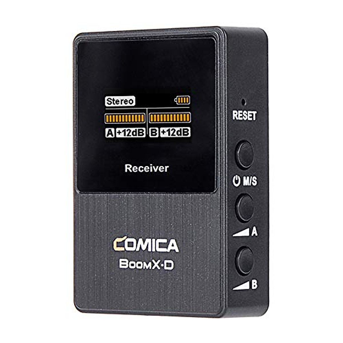 COMICA BoomX-D D2 2.4G Wireless Lavalier Microphone System Digital 1-Trigger-2 Wireless Microphone Transmitter & Receiver for Smartphone Camera Podcast Interview YouTube
