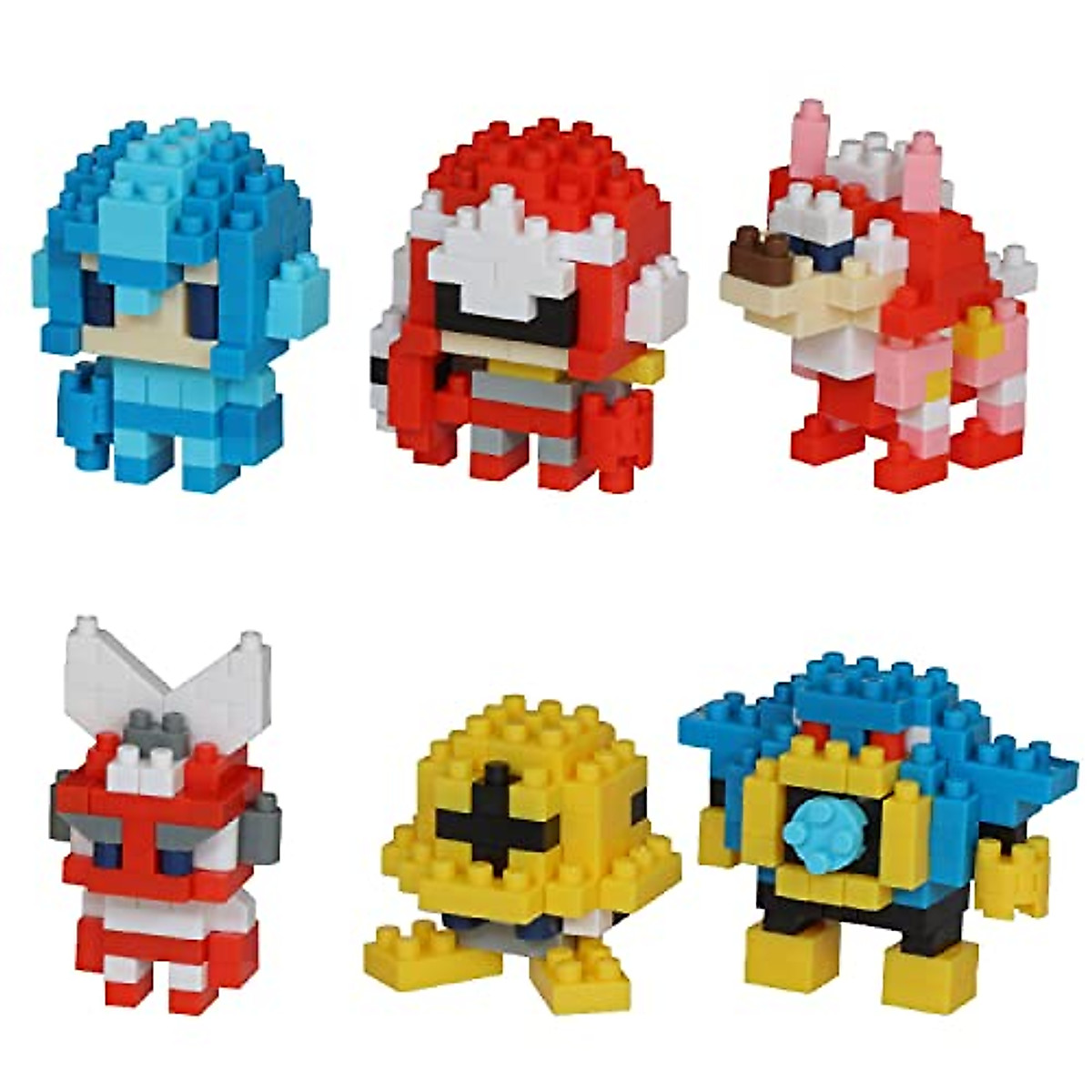 nanoblock - Mega Man - Mega Man Vol. 1 (Blind Box Complete Set), mininano Series Building Kit