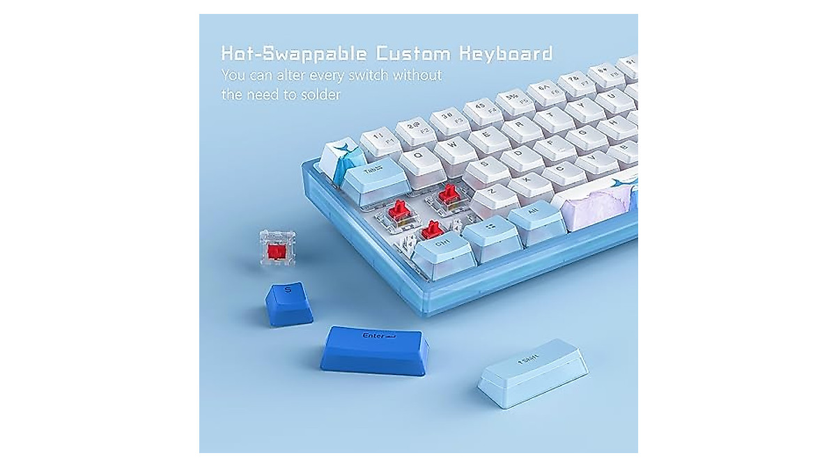 Womier WK61 60% RGB Mechanical Gaming Keyboard