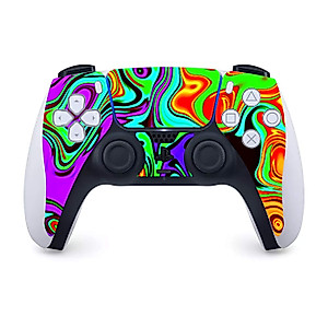 ITS A Skin Skins Compatible with Sony Playstation 5 Console Disc Edition - Protective Decal Overlay Stickers wrap Cover - Mixed Colors