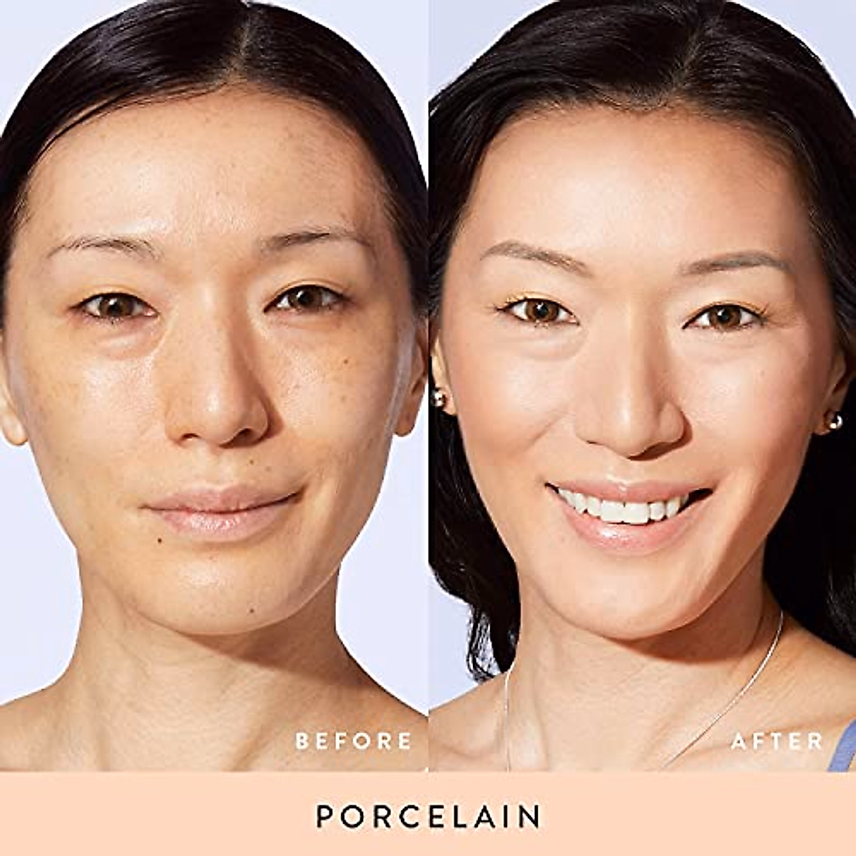 LAURA GELLER NEW YORK Award-Winning Baked Balance-n-Brighten Color Correcting Powder Foundation - Porcelain - Buildable Light to Medium Coverage - Demi-Matte Natural Finish