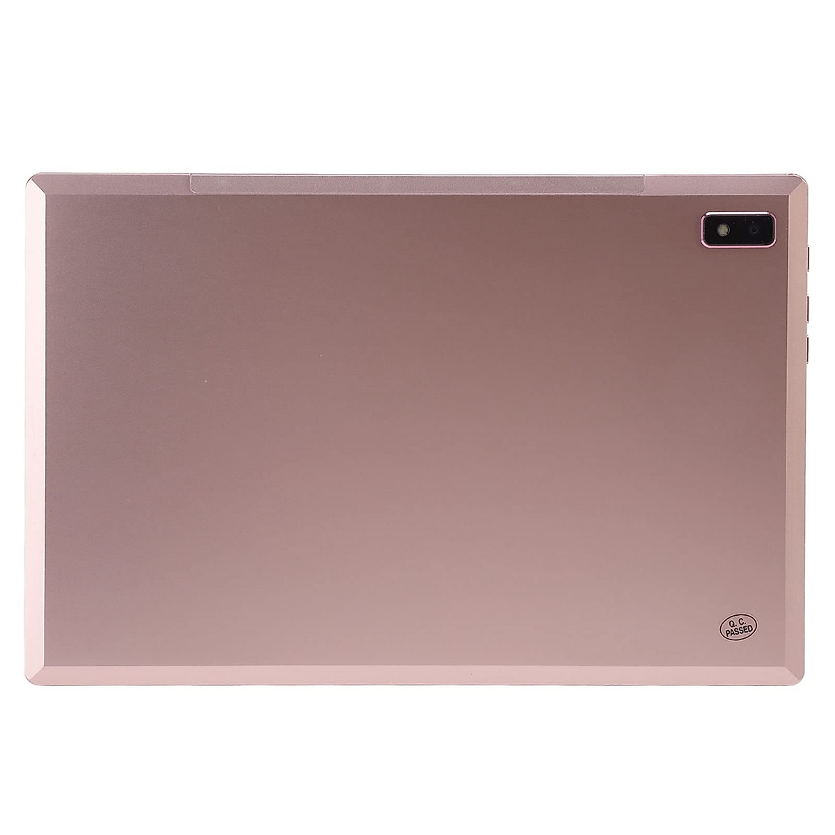Touch Screen Tablet, IPS Screen Intelligent Tablet Aluminum Alloy Rose Gold for Study (US Plug)