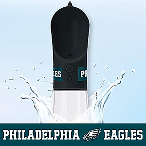 Pets First Dog Water Bottle. NFL Philadelphia Eagles PET Water Bottle. Best Cat Water Bottle. Water Fountain Dispenser for Dogs & Cats, Black, 13.5oz (PHL-3344)