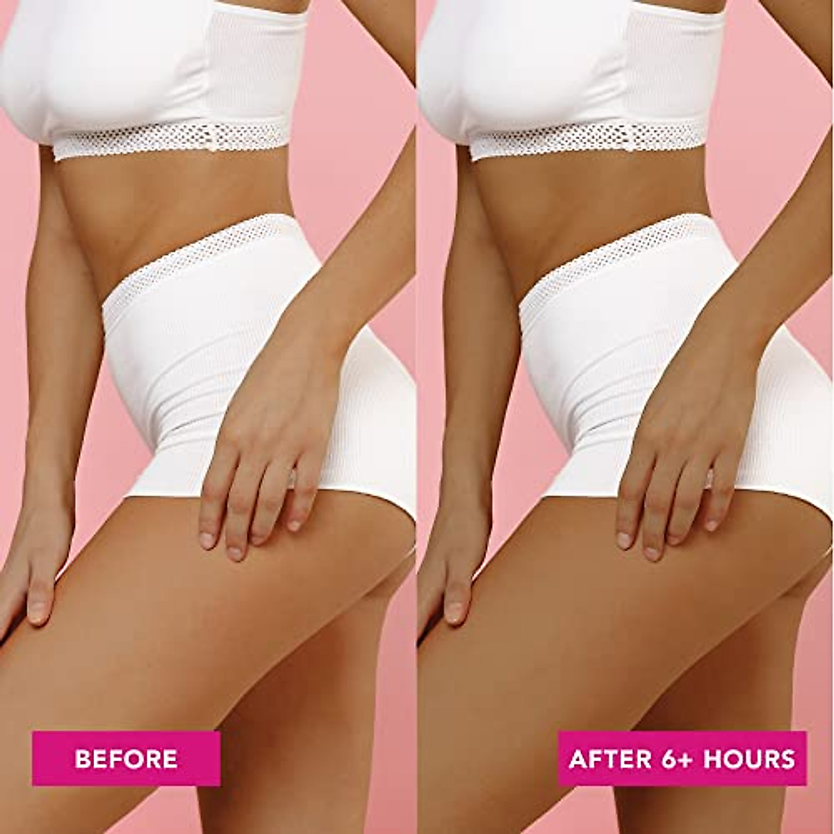 Jergens Natural Glow Instant Sun Body Mousse, Self Tanner for Deep Bronze Tan, Sunless Tanning Body Bronzer for Natural Looking Color Instantly, 6 Oz