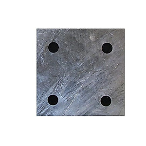 Guardian Fall Protection 10685 CB Galvanized Backer Plate, 6-Inch by 6-Inch