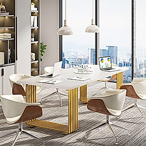 LITTLE TREE Computer Executive Desk, White