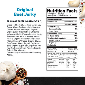 Beef and Turkey Jerky Variety Pack by Country Archer, 6 Flavors, 100% Grass Fed, 100% Natural, High Protein Snacks, 2.5 Ounces, 6 Pack (Packaging May Vary)
