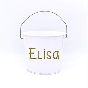 Personalized Name Pail ~ Choose the Colors ~ Made in USA