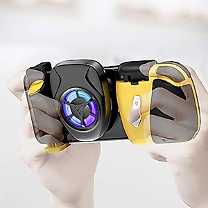 JYXDKD Mobile Phone Cooler 3-Level Phone Heat Sink Cooling Fan RGB Backlight Radiator Cold