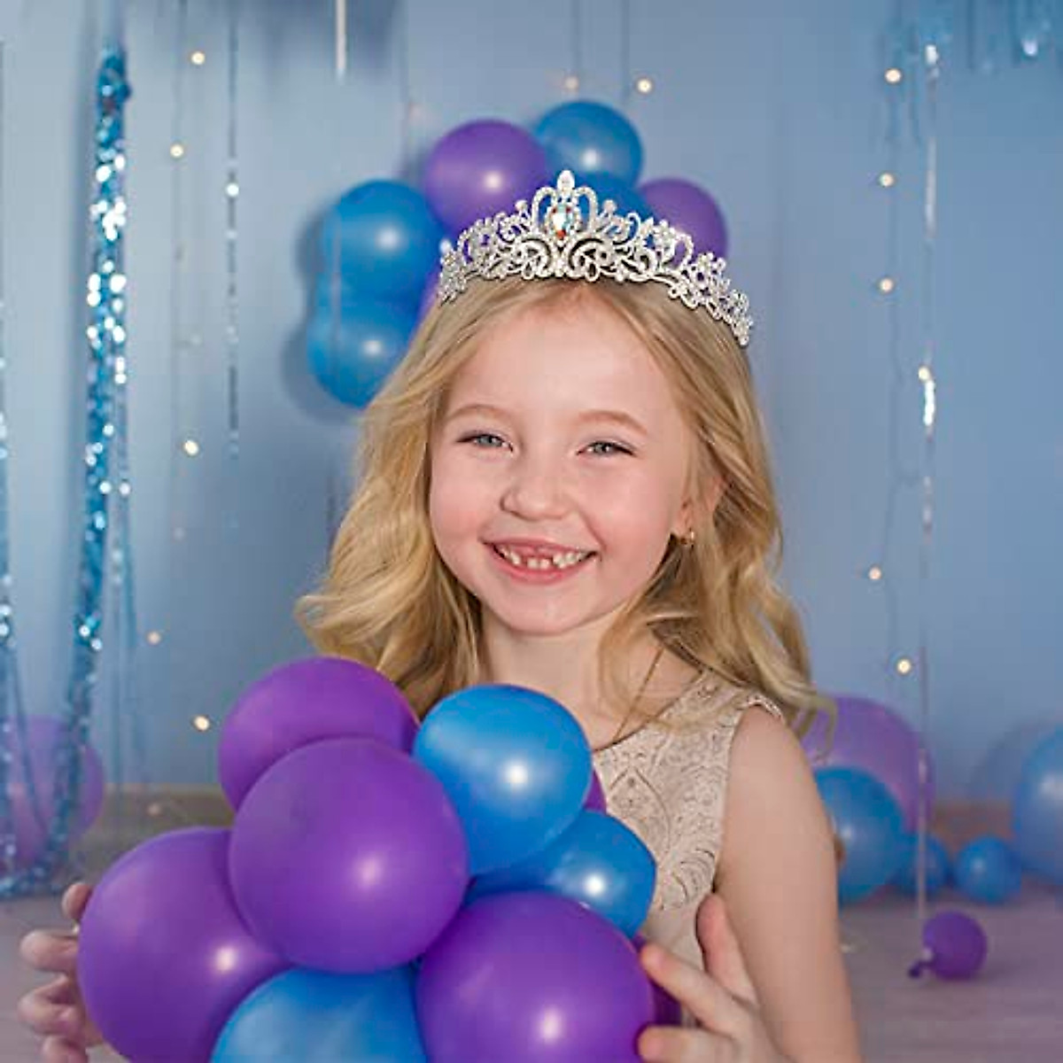 CIEHER AB Rhinestones Tiara Crowns for Women Girls Princess Crown Tiaras for Women Bridal Wedding Prom Quinceanera Birthday Crown Christmas Crown Gifts Hair Accessories for Women Girls