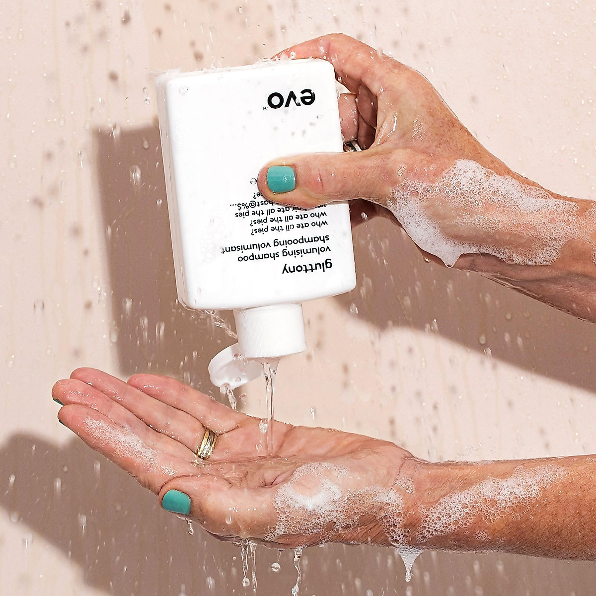 EVO Gluttony Volumising Shampoo - Volumizing Shampoo For All Types Of Hair - Adds Lift, Body Shine, Strength & Elasticity - 300ml / 10.1fl.oz