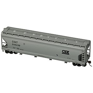 Bachmann Industries CSX #256439 ACF 56' Center-Flow Hopper (HO Scale Train)
