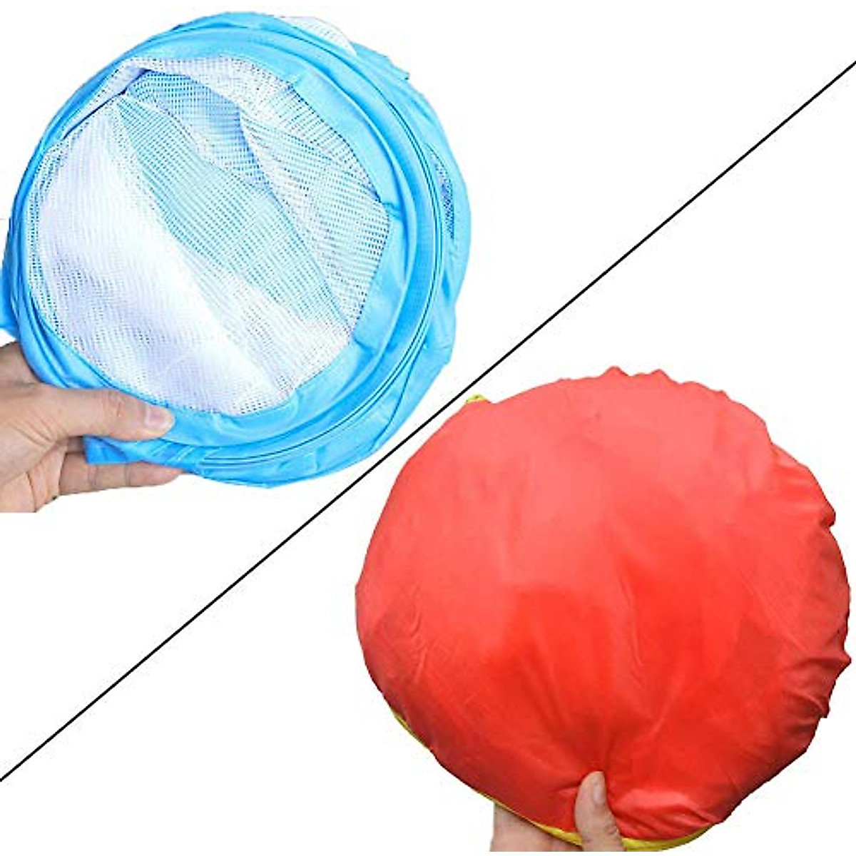 YunTrip Small Animals Cage Tent, Breathable & Transparent Pet Playpen Pop Open Outdoor/Indoor Exercise Fence, Foldable Play Pen for Guinea Pig, Hamster, Rabbit, Chinchillas, Hedgehogs, Reptiles