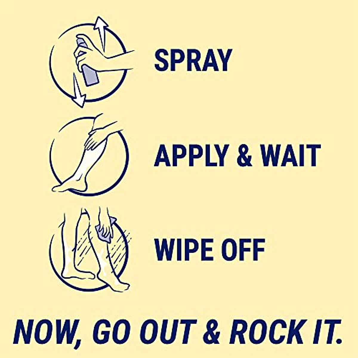 Nair Hair Remover Body Spray, Arm, Leg and Bikini Hair Removal Spray, 7.5 Oz Can