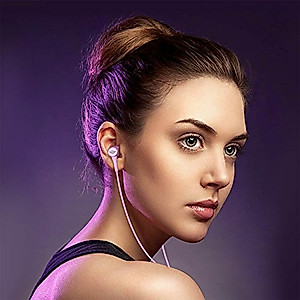 Earbuds in Ear Headphones - with Mic/Controller for iPhone Samsung ipad iPod(Pink)