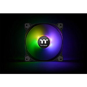 Thermaltake Pure Plus 12 RGB TT Premium Edition 120mm Software Enabled Circular 9 Controllable LEDs RGB PWM Case Radiator Fan 3Pack, TT RGB PLUS Software, AI Interactive Voice Control CL-F063-PL12SW-A