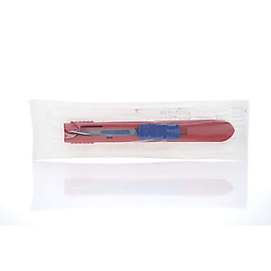 DeRoyal D4511 Safety Scalpel, Size #11, Sterile, Pack of 50