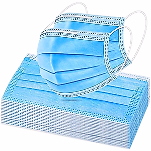 Brightt Made In USA ASTM Level 3 Face Mask 4ply Disposable Masks Facial Cover Elastic Ear Loops For Adults Box of 50