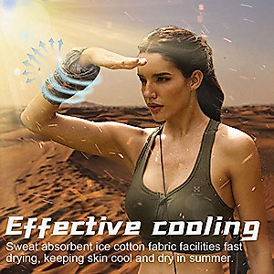 ARRUSA Summer Cool Face Cover, Scarves Neck Gaiter Breathable Dust-proof Mouth cover for Men & Women Fishing Outdoor Sport