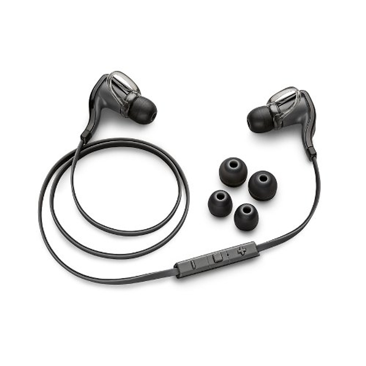 BackBeat GO 2 Wireless Earbuds (with Charging Case, Black)