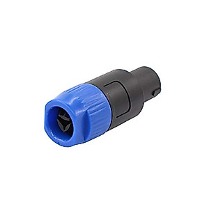 10PCS Speakon 2 Pin Male Plug Compatible Audio Cable Connectors 2 Pole NL2 Compatible with Speaker/Amplifier