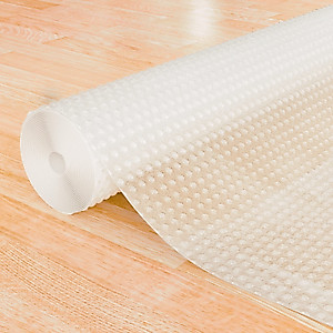 Shelf Liner, MAGORUI DIY Shelf Liners for Kitchen Drawer, Washable EVA Material Clear Cabinet Liner, Oil-Proof Water-Proof Drawer Liner for Cupboard, Refrigerator, Storage, Desk, 17.5'' x 118.1''