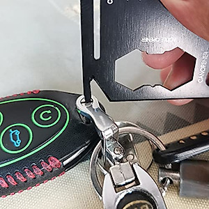 Gifts for Friend Birthday Gift Ideas for Men Him, Cool Gadgets Christmas Presents, Stocking Stuffer for Men, Wallet Multitool - All In One Card Tool for Everyday Survival (Best Friend EVER)