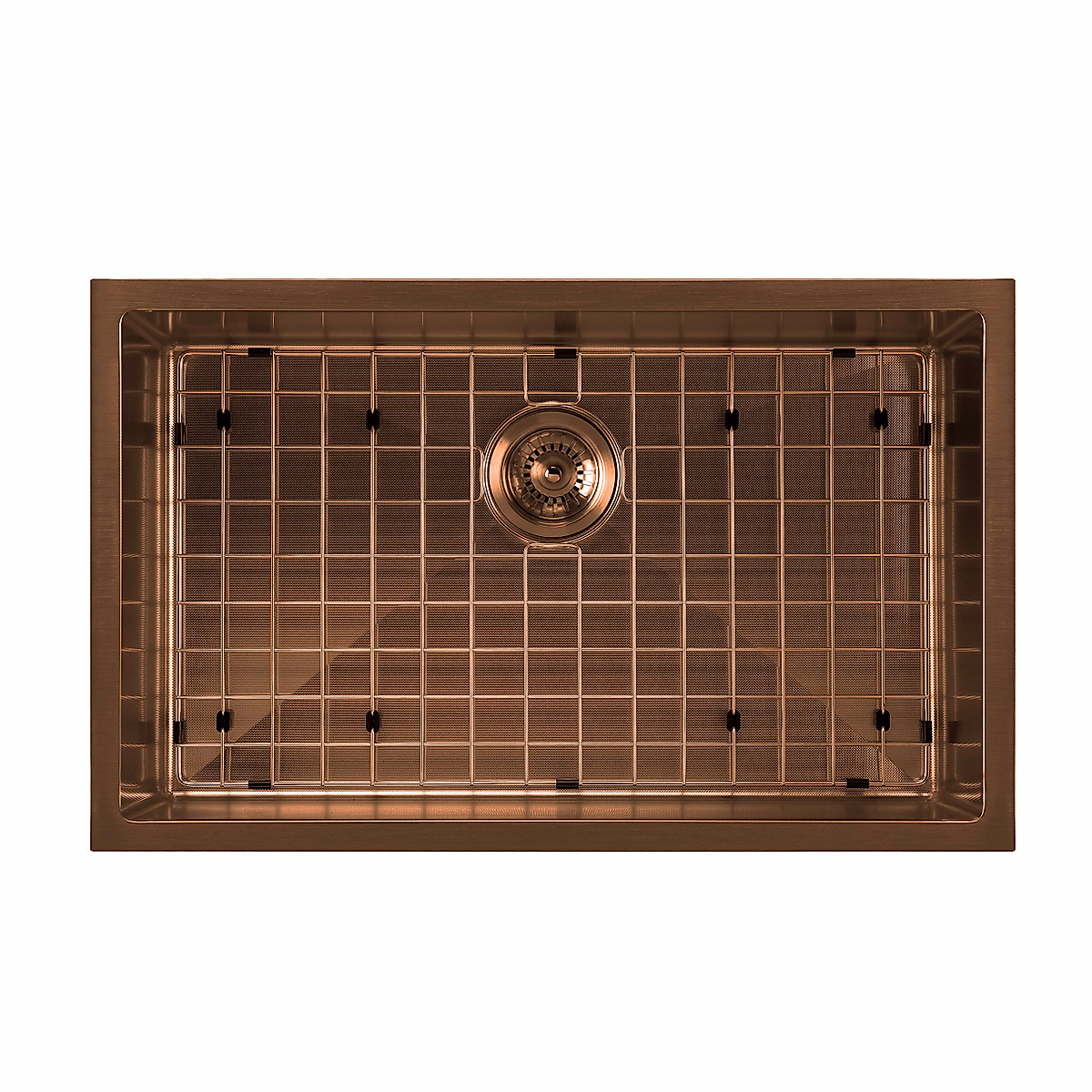 Whitehaus WHNPL2918-CO Noah Plus Collection Kitchen Sink, Copper