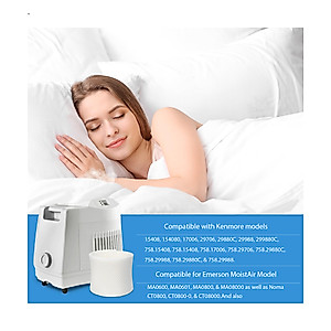 BIHARNT MAF2 Humidifier Filter Compatible with Aircare Esscik Air MiostAIR MA0800 MA08000 MA0601 and Replacement for Kenmore 15408 154080 17006, 4 Pack