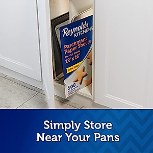 Reynolds Kitchens Parchment Paper Flat Sheets, 12x16 Inches, 100 Count