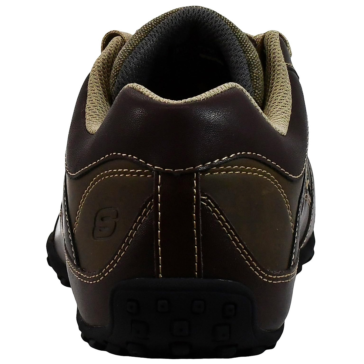 Skechers USA Men's Citywalk Malton Oxford Sneaker,Brown,12 M US