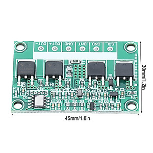 Hyuduo Solar Lamp Controller,10A 3.7V/7.4V/11.1V Solar Light Circuit Board Warning Flashing Adjustable Solar Lamp Controller Module Accessories 3.2V-18V,for Home Courtyard Garage Fence Deck,LED chip
