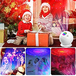 ZBYOvO Galaxy Projector,Star Projector,Nebula Night Light Projector with Remote Control, Bluetooth Music Speaker for Bedroom/Party/Home Decor, Auto-Off Timer, Christmas Gift for Kids & Adults
