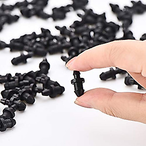 150 Pieces Drip Irrigation Plug irrigation goof plug 1/4 1/2 Drip Irrigation Tube End Closure Hole Plugs for Home Garden Pipe Supplies