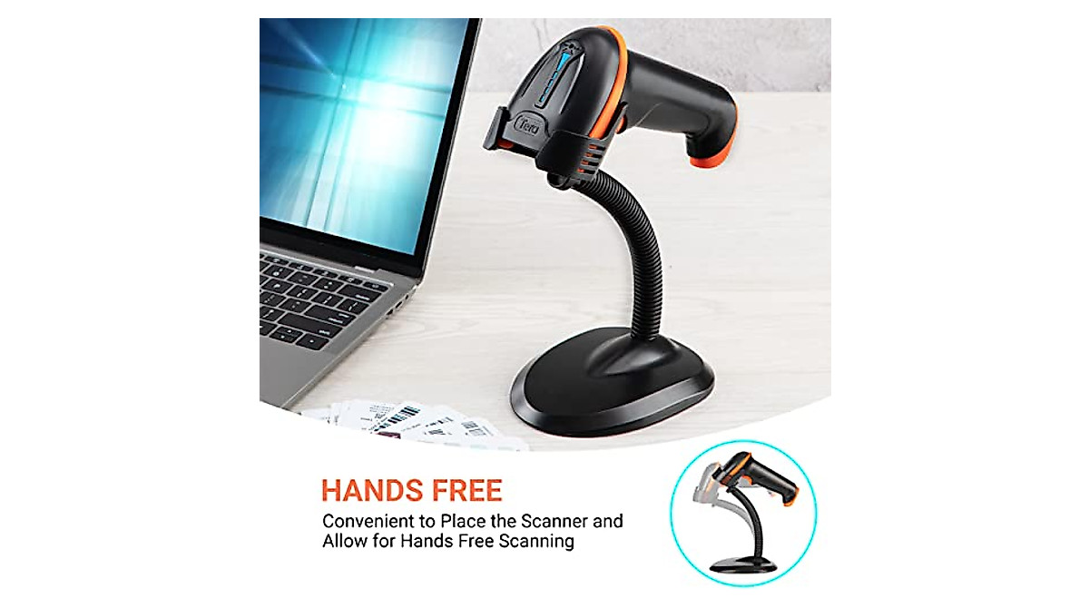 Tera Universal Barcode Scanner Stand | Hands-Free Holder