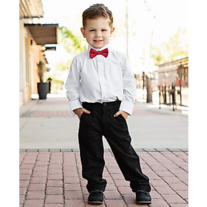 RUGGEDBUTTS Red Bow Tie - 0-24m
