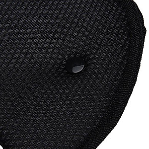 Seat Belt Adjuster, Car Safety Cover Strap Adjuster Pad Harness, Comfortable Protection for Adult Children Keep Belt Away from Neck and Face, Made of Air Mesh Fabric (Premium Luxuries Black)