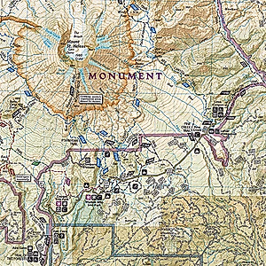 Mount St. Helens, Mount Adams Map [Gifford Pinchot National Forest] (National Geographic Trails Illustrated Map, 822)