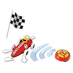 BRIO 30388 Remote Control Race Car - Interactive Racing Toy for Toddlers | Age Appropriate Design | High Impact-Resistant Plastic | Skill Development | Safety Assured