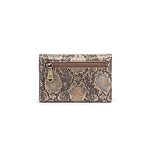 HOBO Jill Trifold Wallet Metal Snake One Size