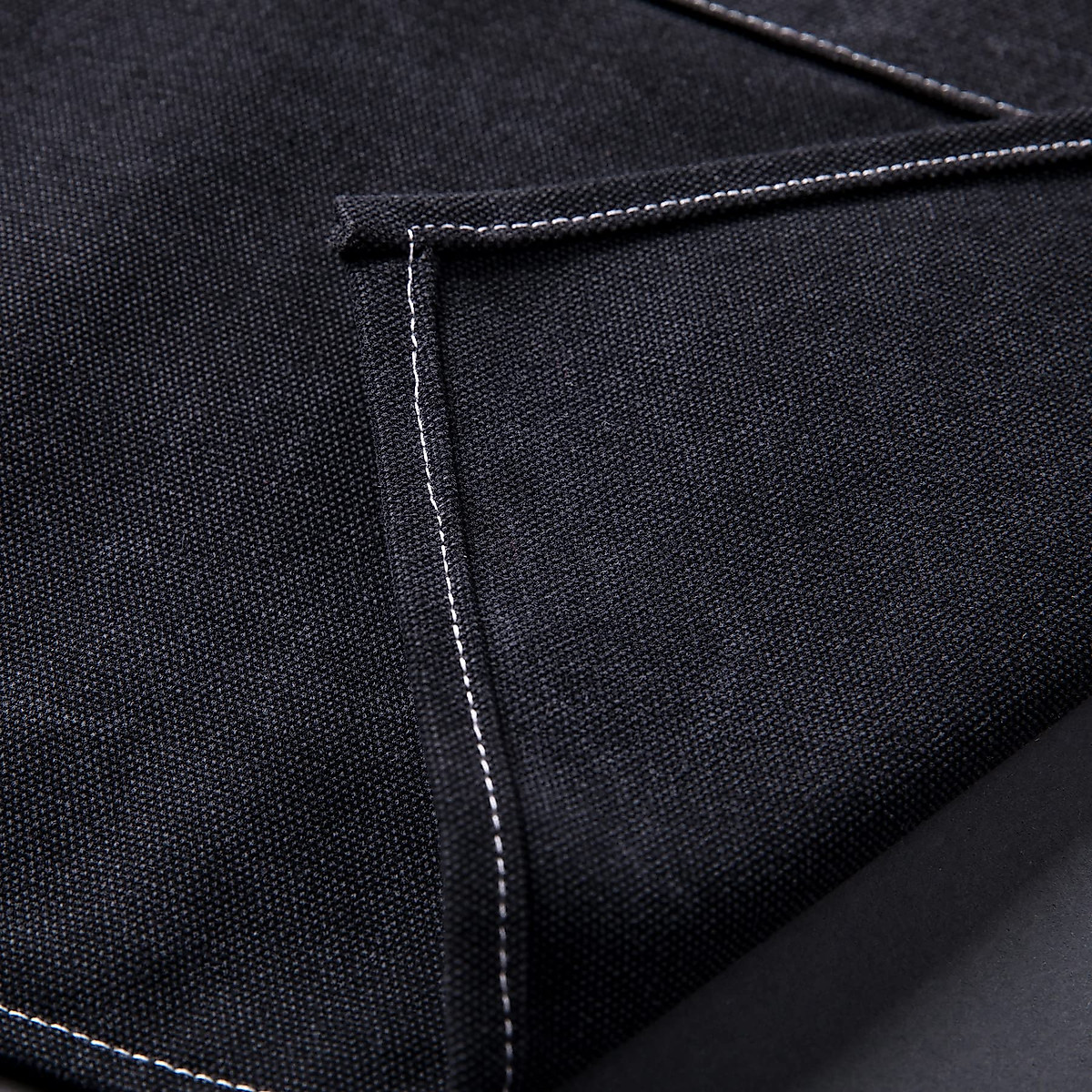 MYLTW Adjustable Chef Apron for Women Men,Waterdrop Oil Resistant Cooking Kitchen Work Gardening Aprons with Large Pockets,Canvas